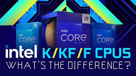 Intel K Vs Kf Vs F Cpus What S The Difference