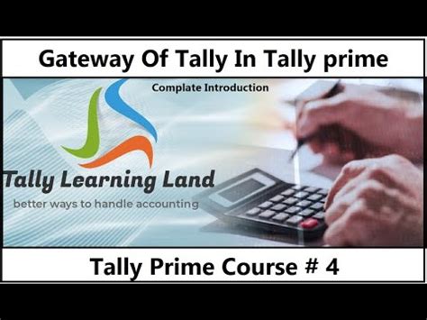 Gateway Of Tally Introduction In Tally Prime Tally Course In Hindi
