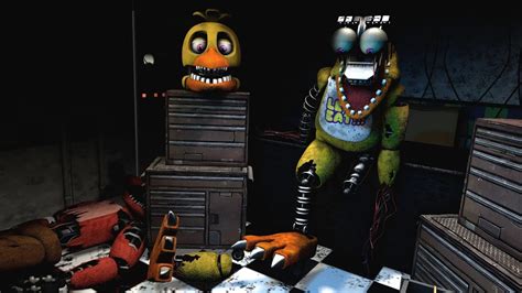 FNAF Help Wanted Repairing Withered Chica Game Play Animation Five
