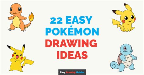 Easy Pok Mon Drawing Tutorials