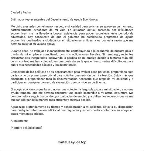 Cómo elaborar una carta carta para solicitar ayuda económica al gobierno