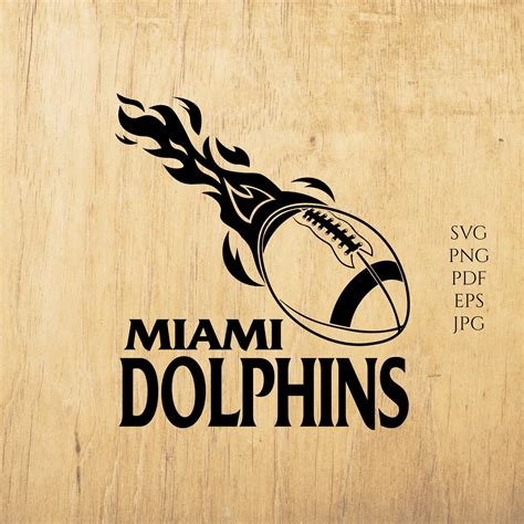 Miami Football Dolphins SVG Vector Digital Design Wall Shirt Etsy