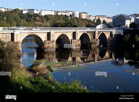 Lugo Galicia Espa A Puente Romano Del R O Mi O Panor Micas Urbanas De