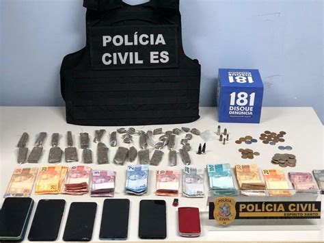 Polícia Civil de Guaçuí prende três suspeitos envolvidos tráfico de
