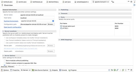 Java Server Apache Tomcat At Localhost Failed To Start