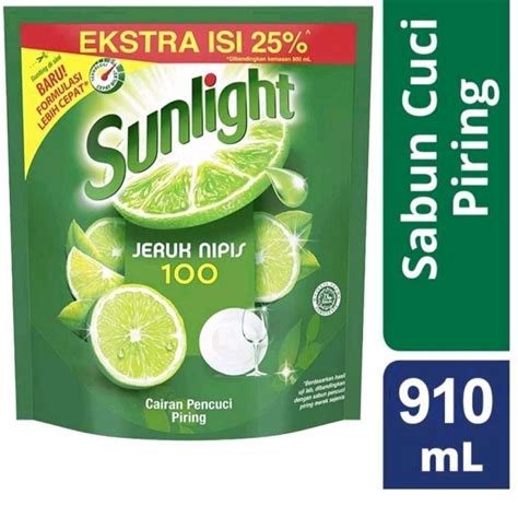 Promo Sunlight 910 Ml Sabun Cuci Piring Jeruk Nipis Diskon 36 Di