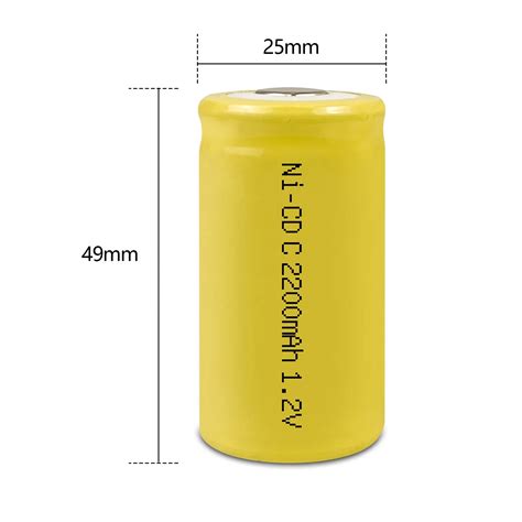 Jintion Nicd C 2200mah Nickel Cadmium Battery Ni Cd Battery For