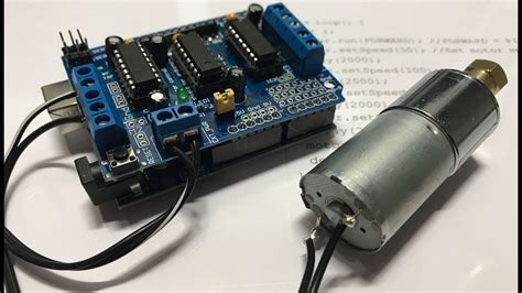 Arduino Motor Shield DC Motoren Ansteuern YouTube