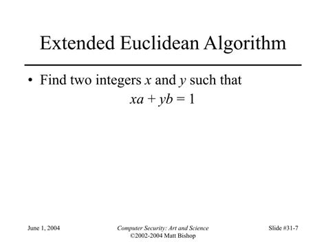 ppt chapter 31 euclidean algorithm powerpoint presentation free download id 201002
