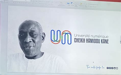 Luniversit Num Rique Cheikh Hamidou Kane R V Le Son Identit Visuelle