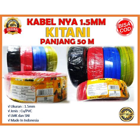 Jual Kabel Nya Mm Meter Kitani Listrik Kabel Kitani