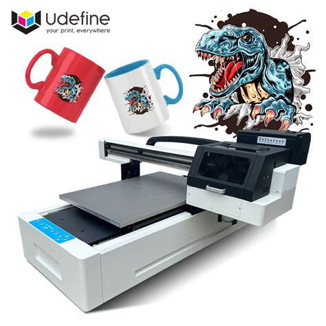 Udefine New Arrival Cmyk White Varnish 6090 UV LED Dtf Printer With
