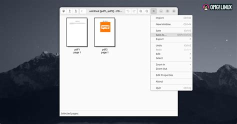 how to quickly merge pdf files on linux omg linux