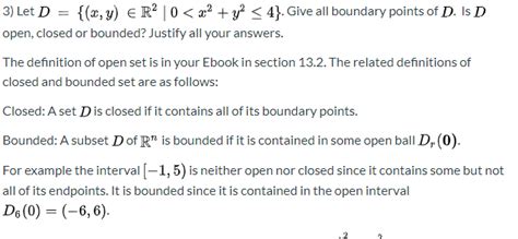 solved 3 let d { x y er 0
