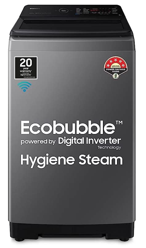 Samsung 8 Kg 5 Star Ecobubble Wi Fi Inverter Fully Automatic Top Load