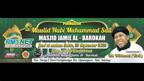 LIVE PERINGATAN MAULID NABI MUHAMMAD SAW 1445 H MASJID JAMIE AL