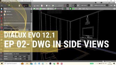 Dialux Evo 12 1 New Feature EP 02 Aligning Elevation DWG In Side View