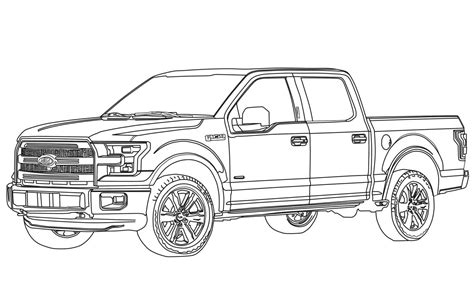 Dibujos De Ford Raptor Para Colorear Pintar E Imprimir Dibujosonline Net