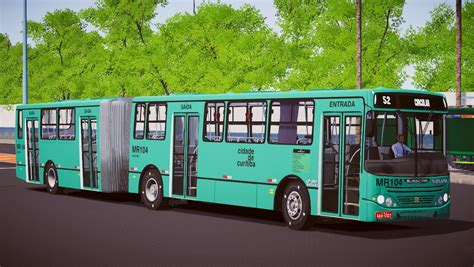Busscar Urbanuss Articulado Volvo B10M Padrão Curitiba PR V2 0 Fase