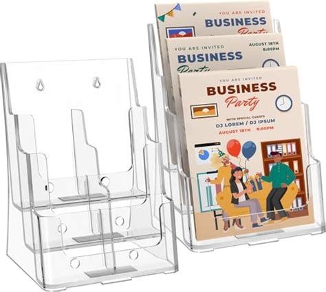 Amazon Maxgear Brochure Holder Tier X Inch With Removable
