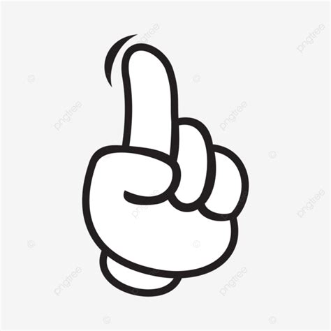 Arrow Pointing Up Pointing Hand Cartoon Background Background