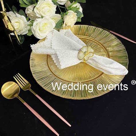 Hobby Lobby Charger Plates Gold Round DesignWeddingevents