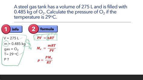 Part Calculation Using Ideal Gas Equation Youtube