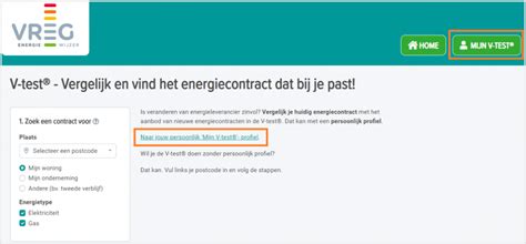Hoe Maak Ik Een Persoonlijk Profiel Aan In De V Test Vreg