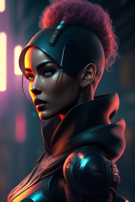 Lexica A Portrait Of A Robot Style Cyberpunk Concept Art Highly