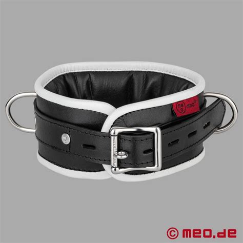Bdsm Halsband Aus Leder Schwarz Wei Amsterdam Bei Meo Online K