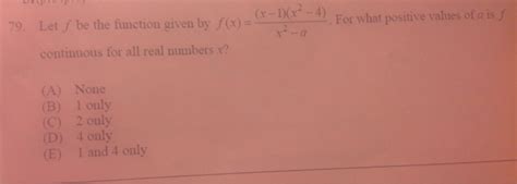 solved let f be the function given by f x x 1 x 2 4