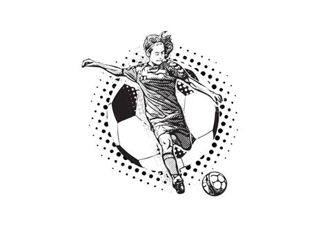 Woman Soccer Player Illustration Girl Game Woman Vector Girl Game Woman Png And Vector With
