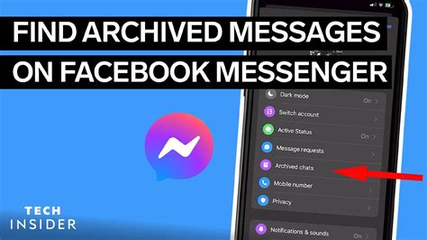 How To Find Archived Messages On Facebook Messenger YouTube