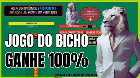 Como Ganhar No Milhar Do Jogo Do Bicho YouTube