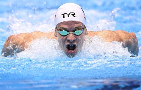 Mondiaux de natation Il est énorme Deuxième Marseillaise pour Léon