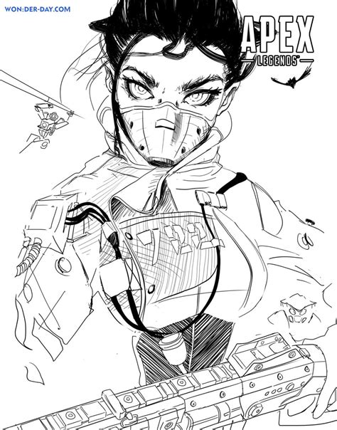 Dibujos De Apex Legends Para Colorear 80 Dibujos Para Colorear