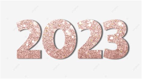 Fuente Festiva De Brillo De Año Nuevo 2023 PNG Año Nuevo 2023