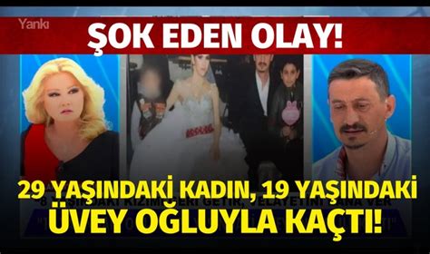 Şok eden olay 29 yaşındaki kadın 19 yaşındaki üvey oğluyla kaçtı