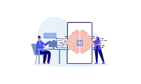Artificial Intelligence Concept Vector Illustration Vector Art