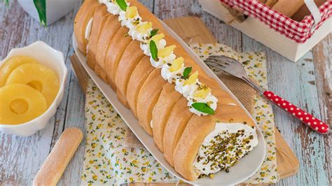 Gâteau crémeux à l ananas et aux pistaches sans cuisson