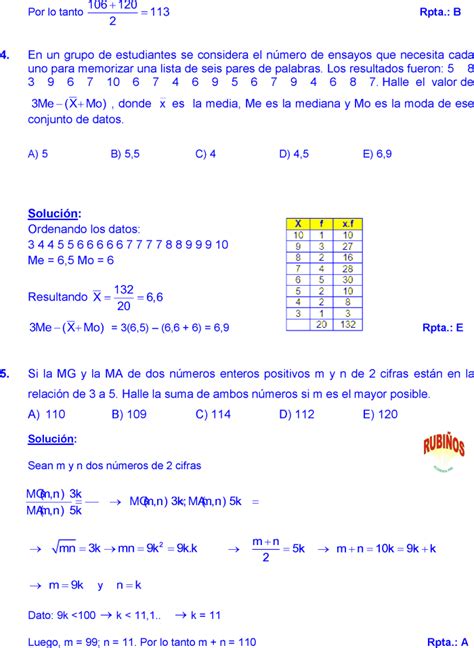 MEDIDAS DE TENDENCIA CENTRAL Y DISPERSIÓN EJERCICIOS RESUELTOS DE MEDIA