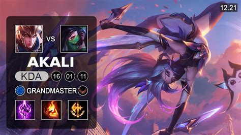 Akali Vs Quinn Top EUW Grandmaster Patch 12 21 Season 12 YouTube