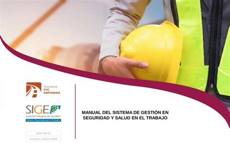 PDF MANUAL DEL SISTEMA DE GESTIÓN EN SEGURIDAD Y SALUD EN