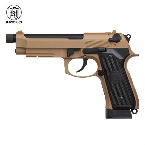 Kj Works M A Tbc Vollmetall Softair Co Pistole Tan Kaliber Mm Bb