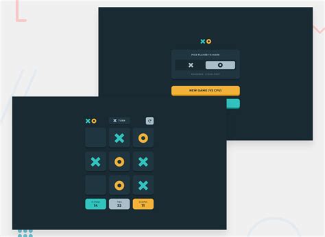 Frontend Mentor Tic Tac Toe Game Using Plain CSS And Vanilla JS