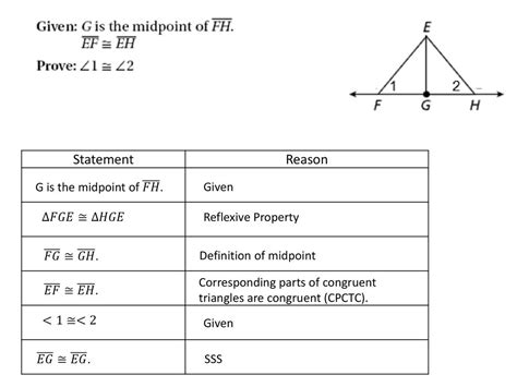 Geometry Proofs Worksheets Two Column Practice For Enhanced Learning