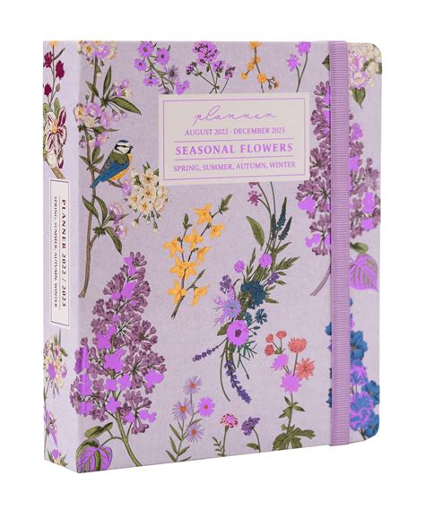 Buy Kokonote Seasonal Flowers Diary 2023 6 3 X 7 8 Inches 16 5 X 20