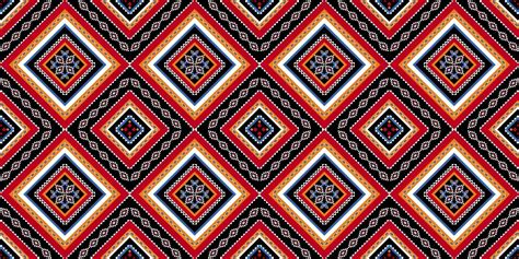 arte de patrones étnicos abstractos patrón impecable en estilo tribal