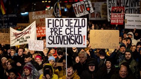 Slovaquie Les Manifestations Antigouvernementales Reprennent