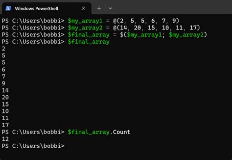 How To Combine Two Arrays In Powershell With Example Collecting Wisdom